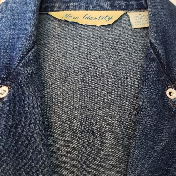 Vintage | Jackets & Coats | Vintage New Identity Nautical Jean Jacket M ...